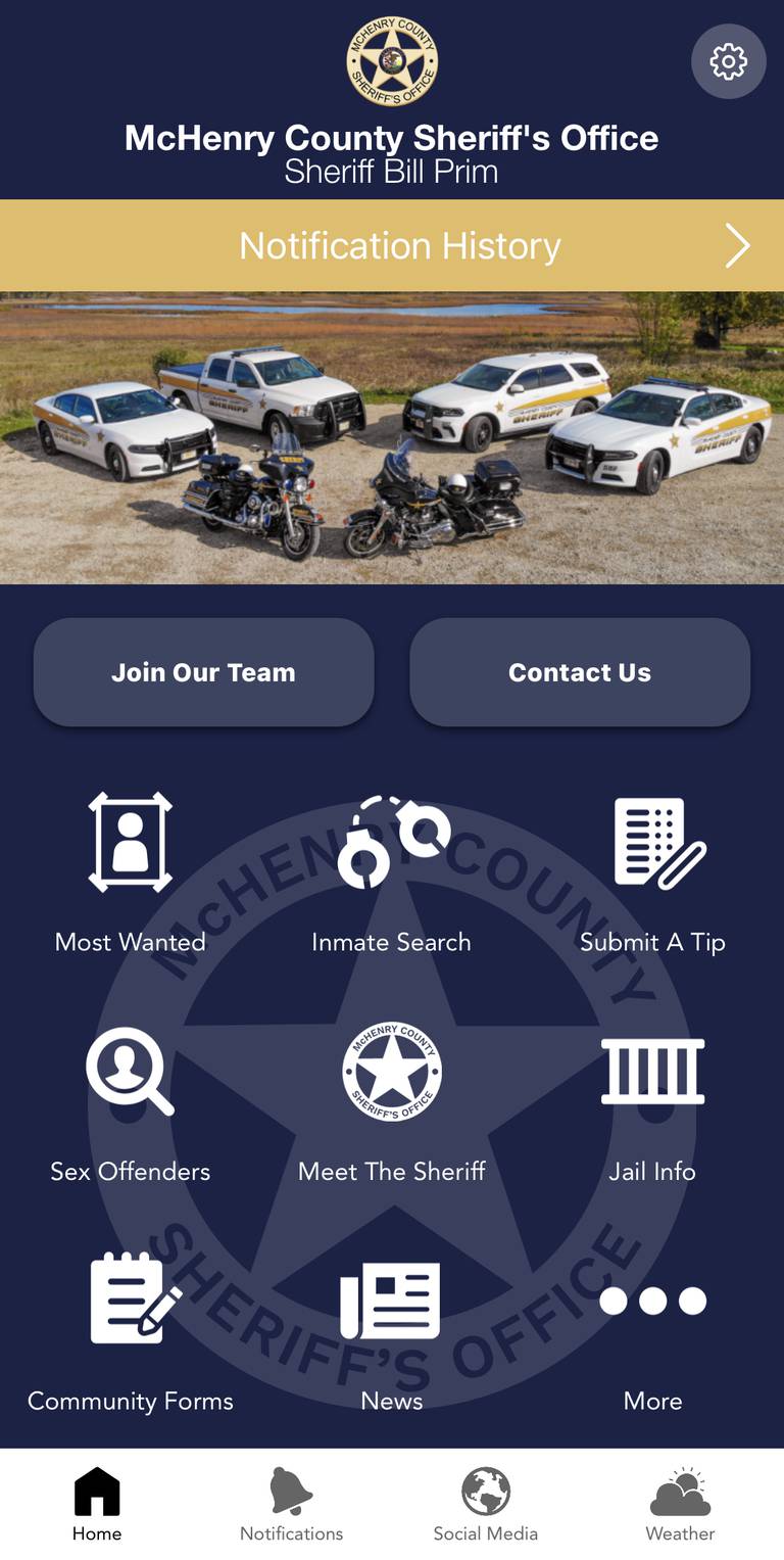 McHenry County Sheriff’s Office launches smartphone app – Shaw Local