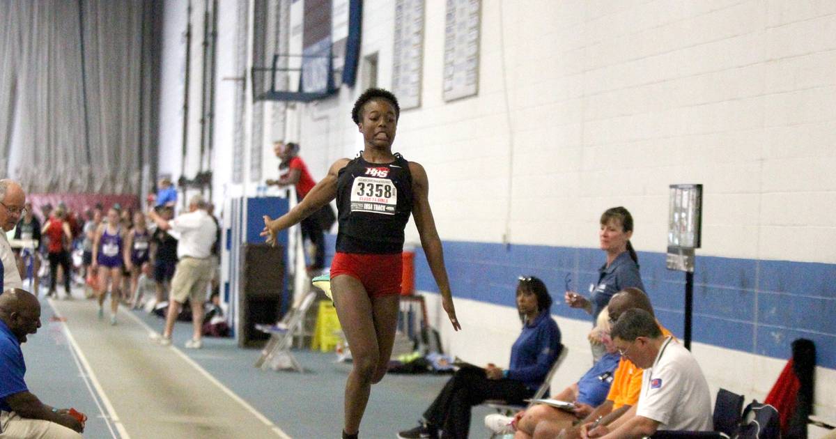 Girls track and field: Huntley’s Alex Johnson takes two Class 3A state ...