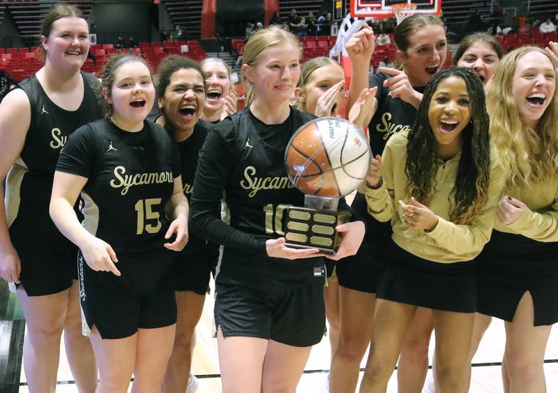 Photos: DeKalb, Sycamore girls basketball teams meet in game one of 2024 FNBO Challenge at NIU ...