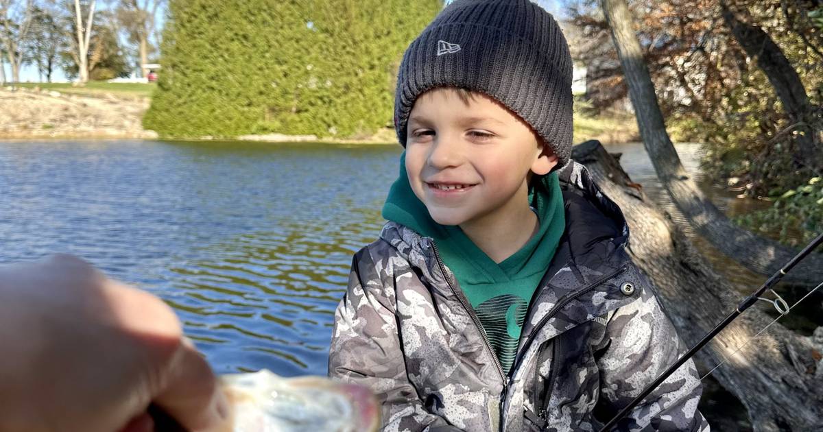 Princeton’s Greyson Pratt, 5, reels in nice bass – Shaw Local