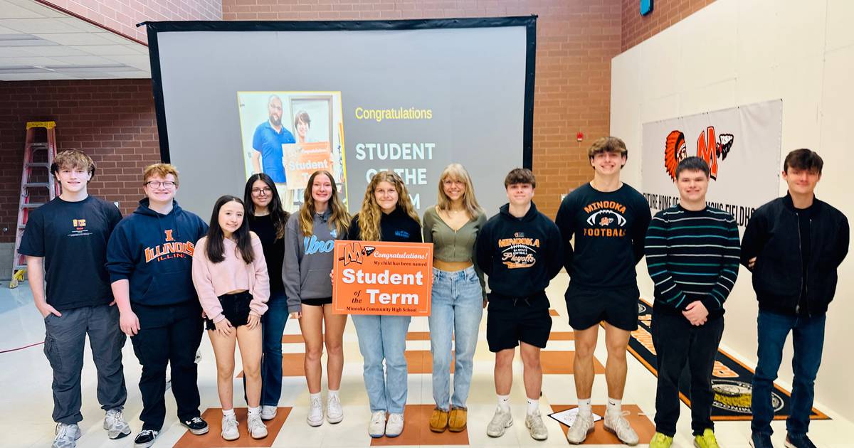 Minooka High School recognizes Students of the Term – Shaw Local