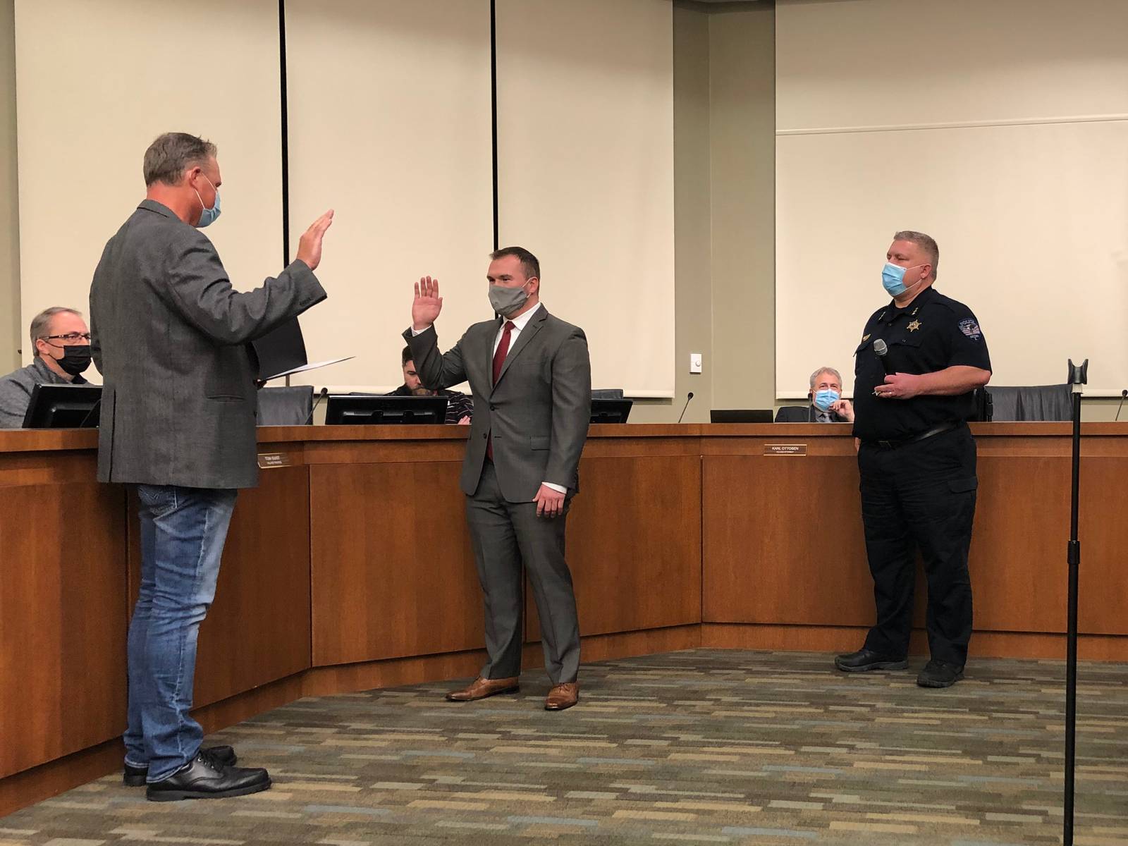 50th officer sworn-in to duty with the Oswego Police Department – Shaw ...