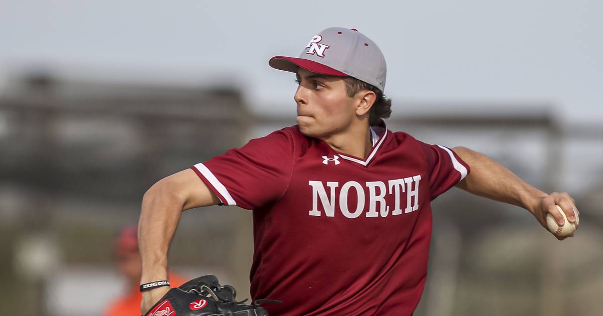 Plainfield North’s Max Barriball, back after an elbow injury, throws 10 ...