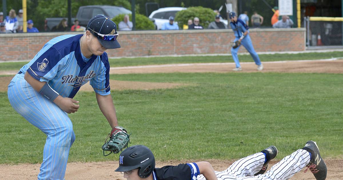 Photos: Marquette vs Newark baseball in the Class 1A Regional final ...
