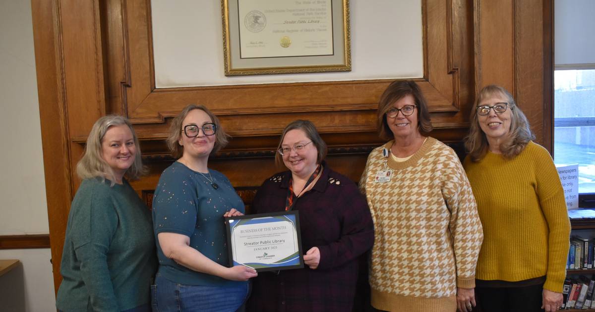 Streator Public Library named Streator Chamber’s January Business of ...