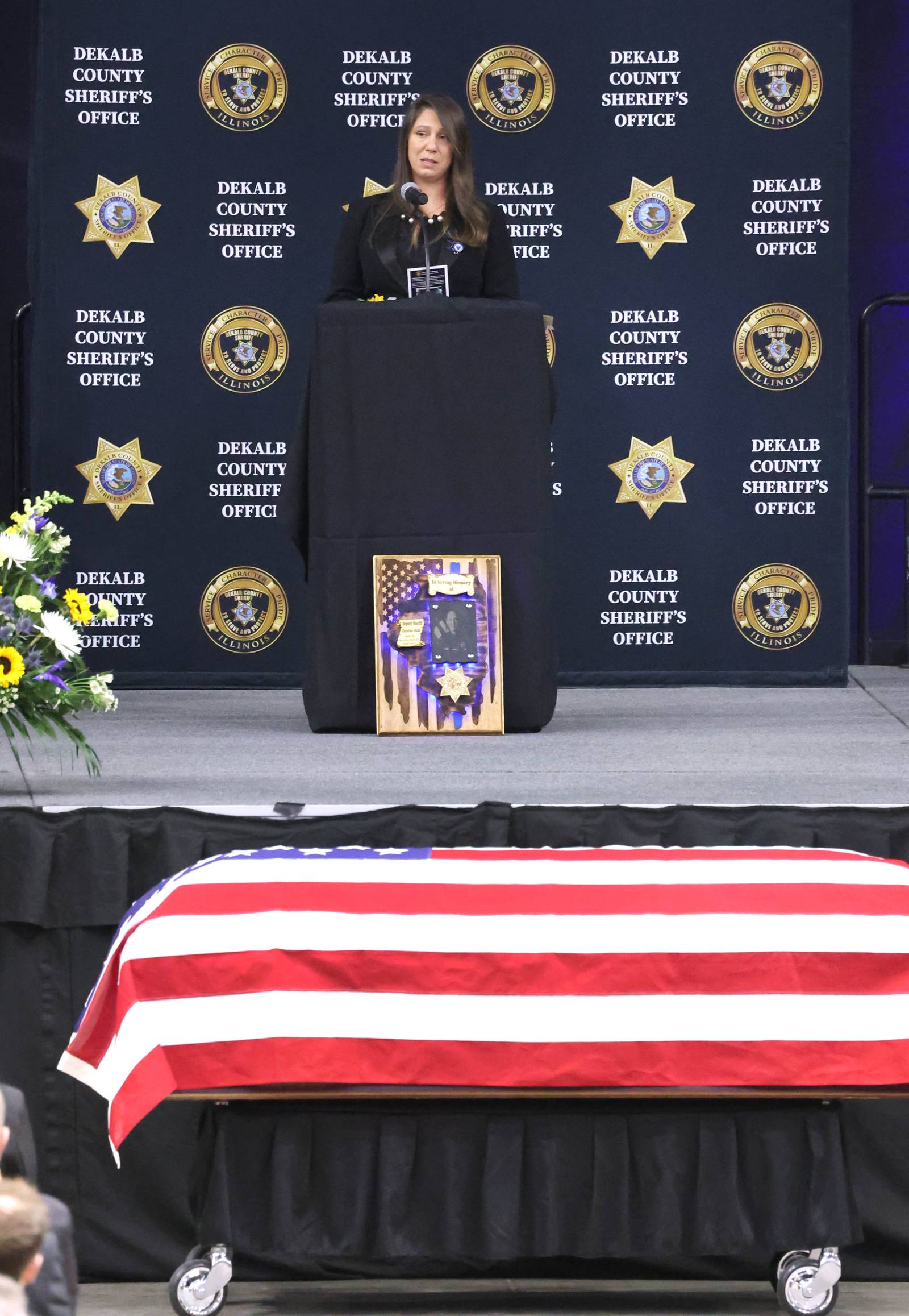 Photos: Mourners say goodbye to DeKalb County Sheriff’s Deputy ...
