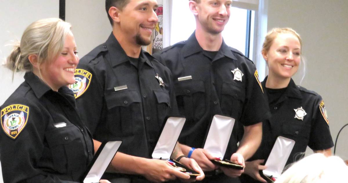 Photos: Four DeKalb police officers earn life-saving awards for 2019 ...