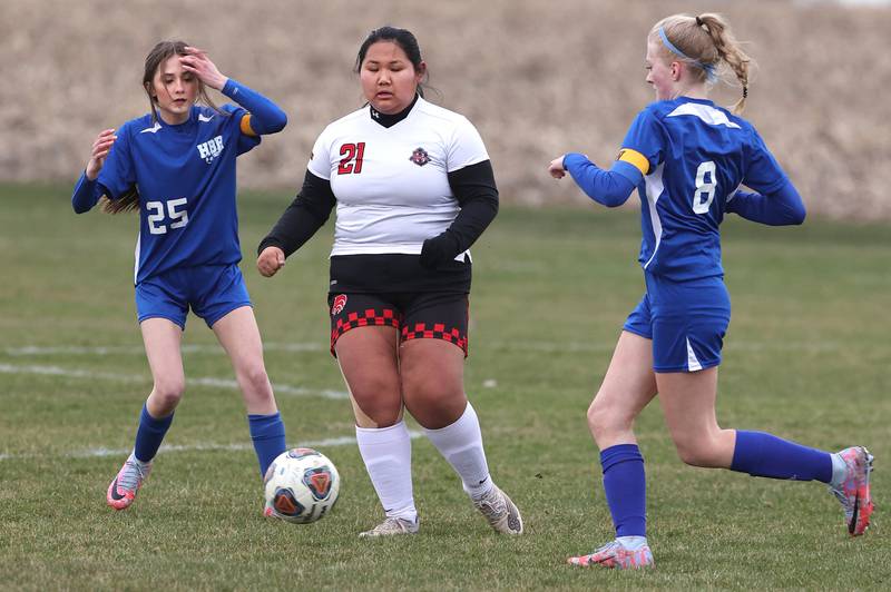 Photos: Indian Creek, Hinckley-Big Rock girls soccer meet on the pitch ...
