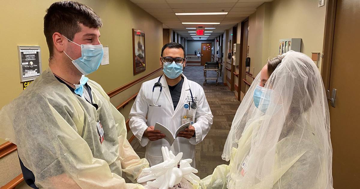 OSF St. Elizabeth in Ottawa has some fun with engaged couple after ...