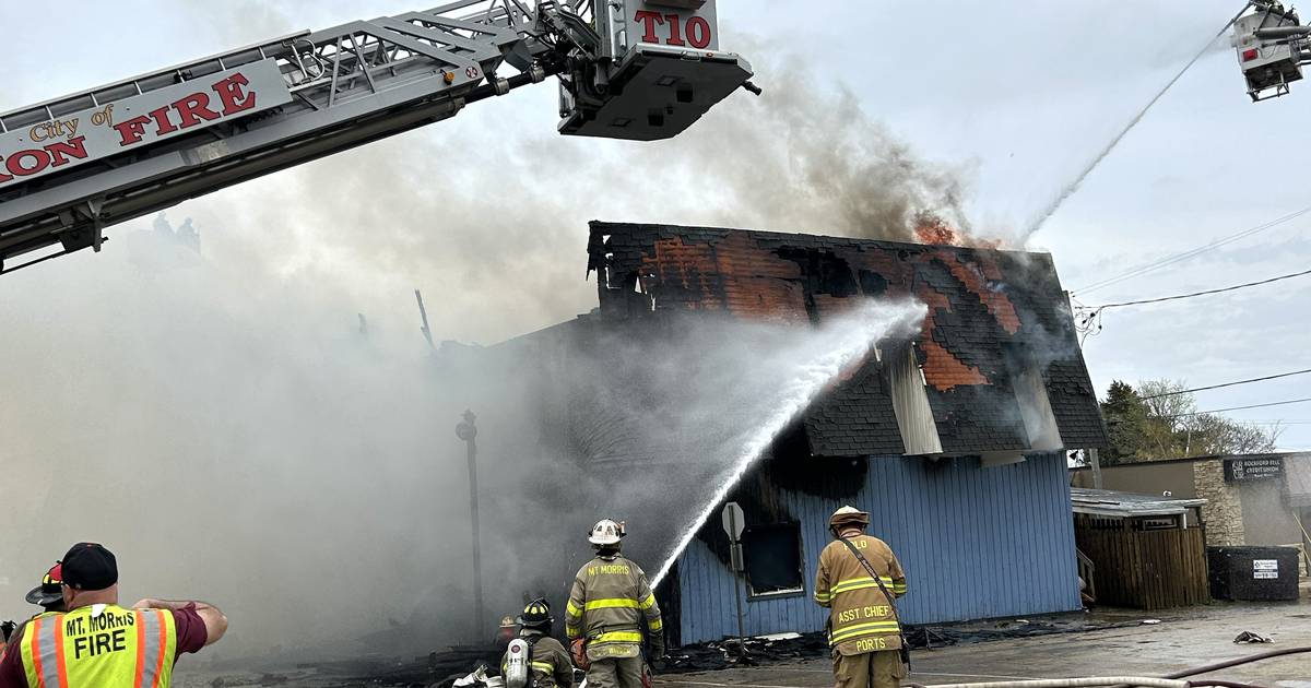 Downtown Mt. Morris building destroyed in afternoon fire – Shaw Local