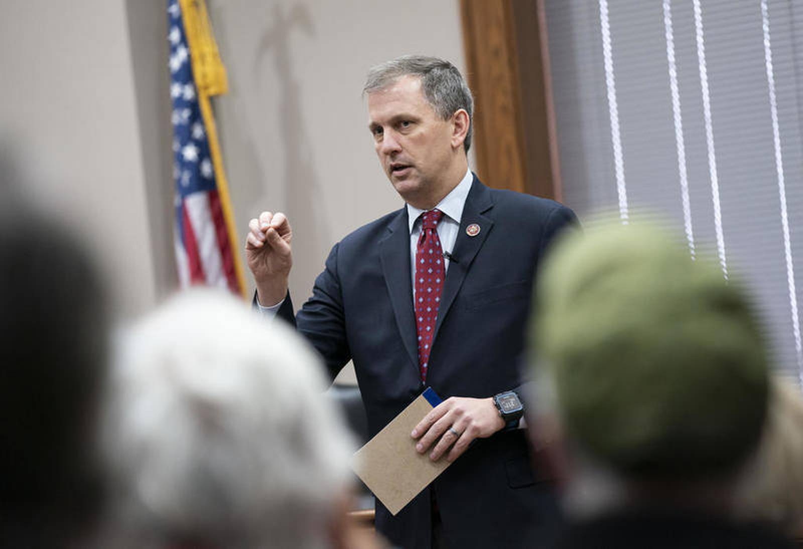 U.S. Rep. Sean Casten discusses state of democracy at town hall in ...