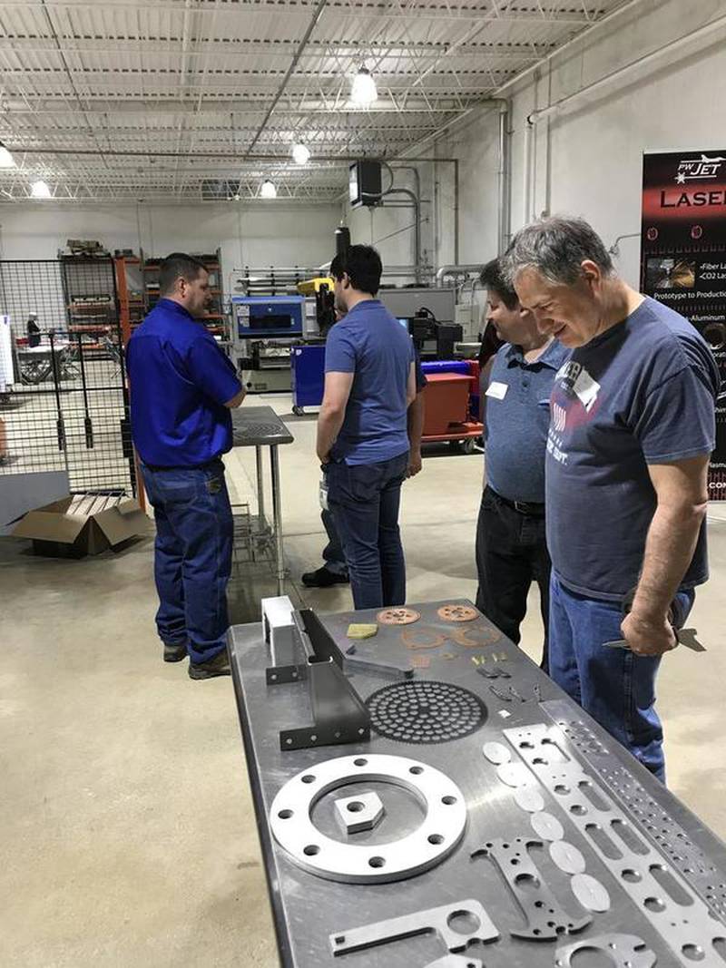 Precision Waterjet Inc. celebrates new Crystal Lake facility with open ...