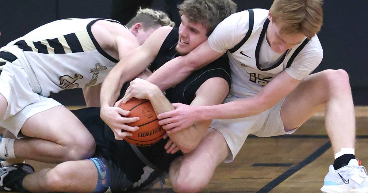 Photos: Sycamore, Kaneland boys basketball teams meet in late season Interstate 8 Conference ...