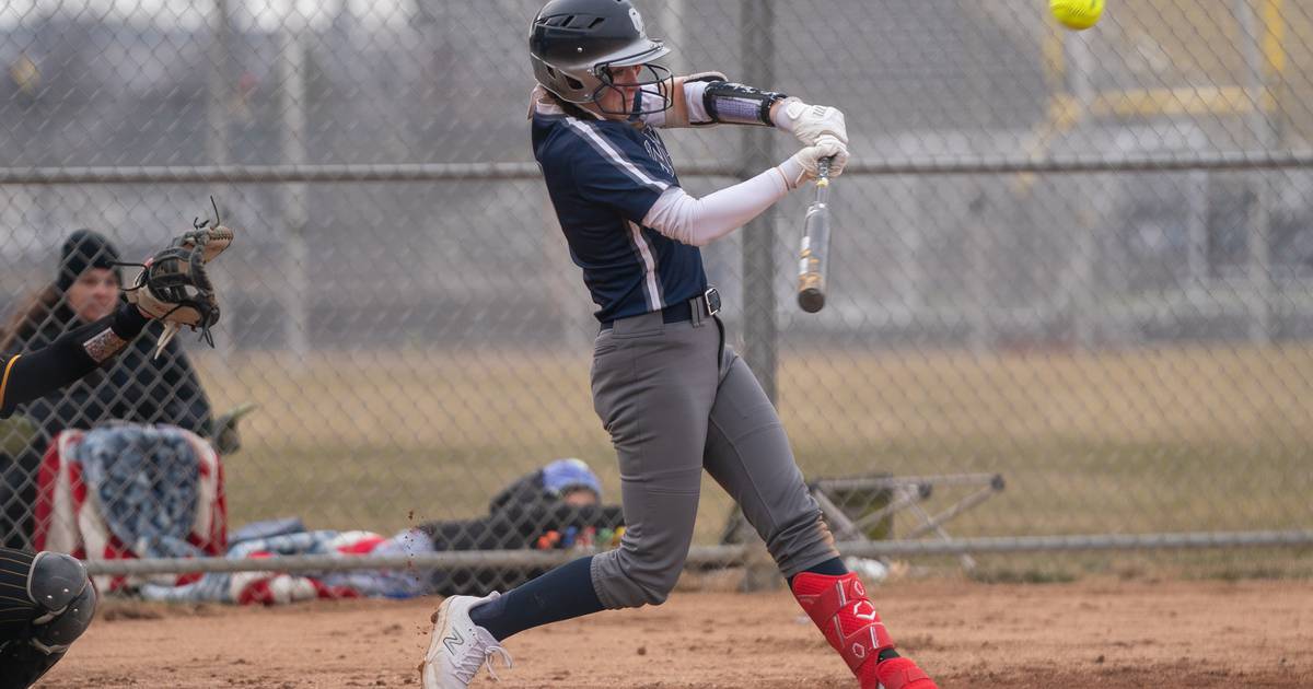 Softball: Kenzie Gatz, back healthy, powers Oswego East past Metea ...