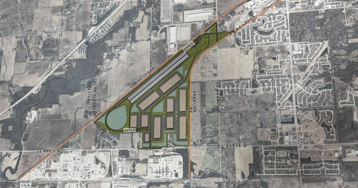 Construction on Canadian National’s Logistics Hub in Channahon will ...
