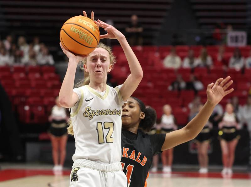 Photos: DeKalb, Sycamore girls basketball teams meet in opening game in 2024 FNBO Challenge at ...