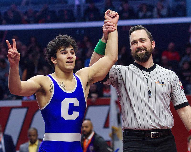 Wrestling: Burlington Central's Nick Termini goes back-to-back ...