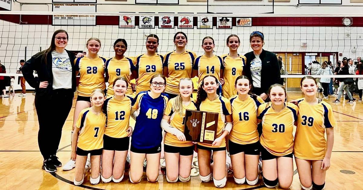Logan 7th grade volleyball heading to state – Shaw Local
