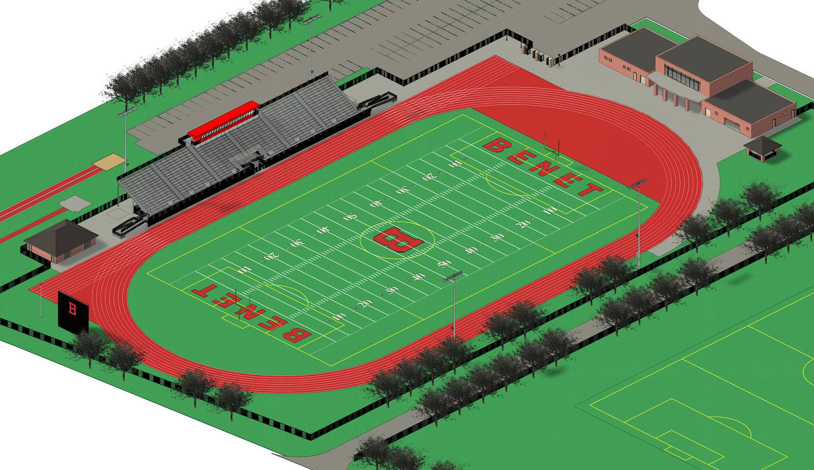 Benet Academy aims to bring sports home with stadium renovation plans ...