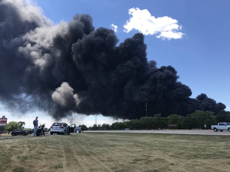Photos: Rockton Chemtool fire smoke travels for miles across northern ...