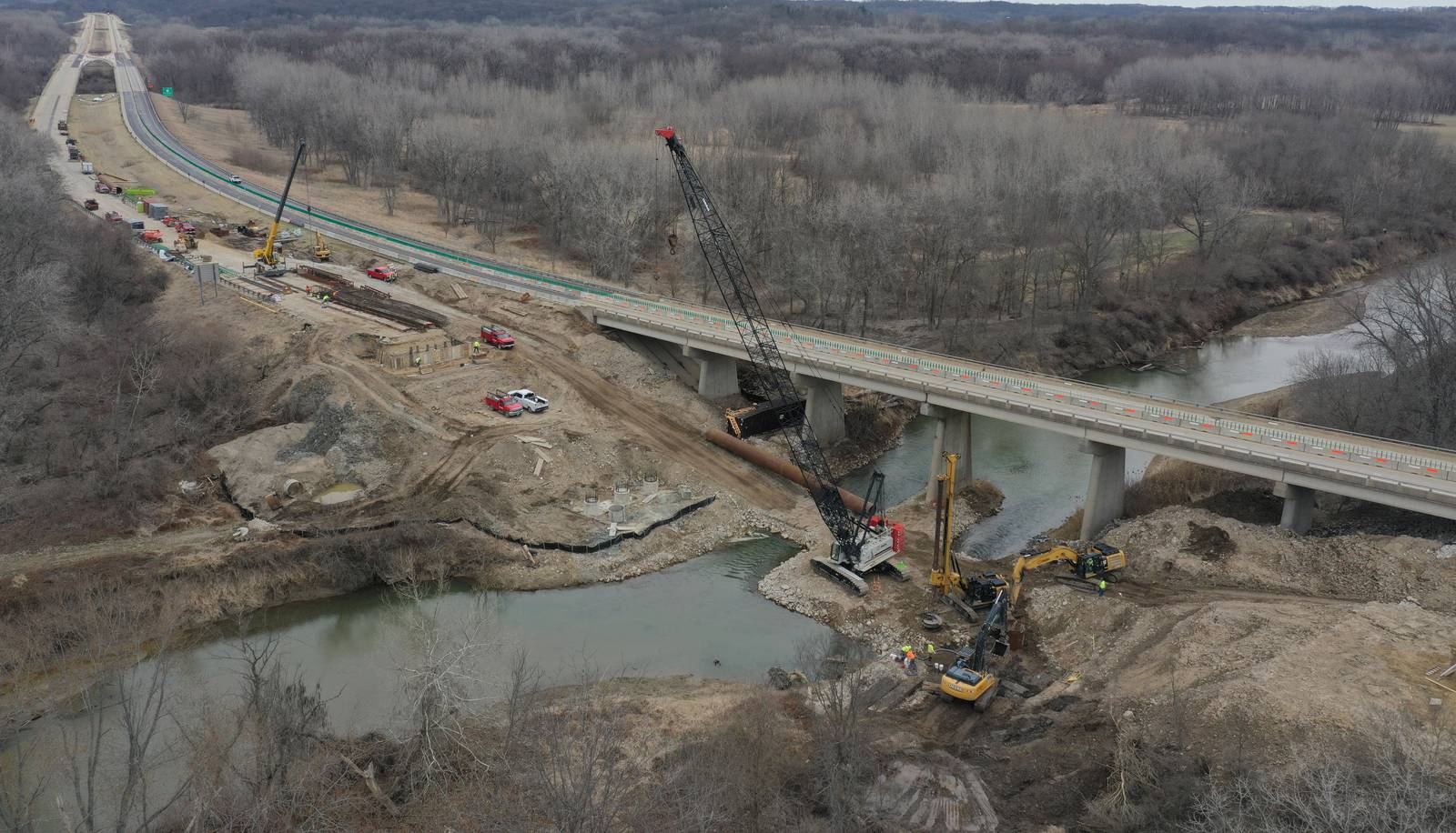 Photos: IDOT rebuilds bridge on Interstate 180 in Bureau County – Shaw ...
