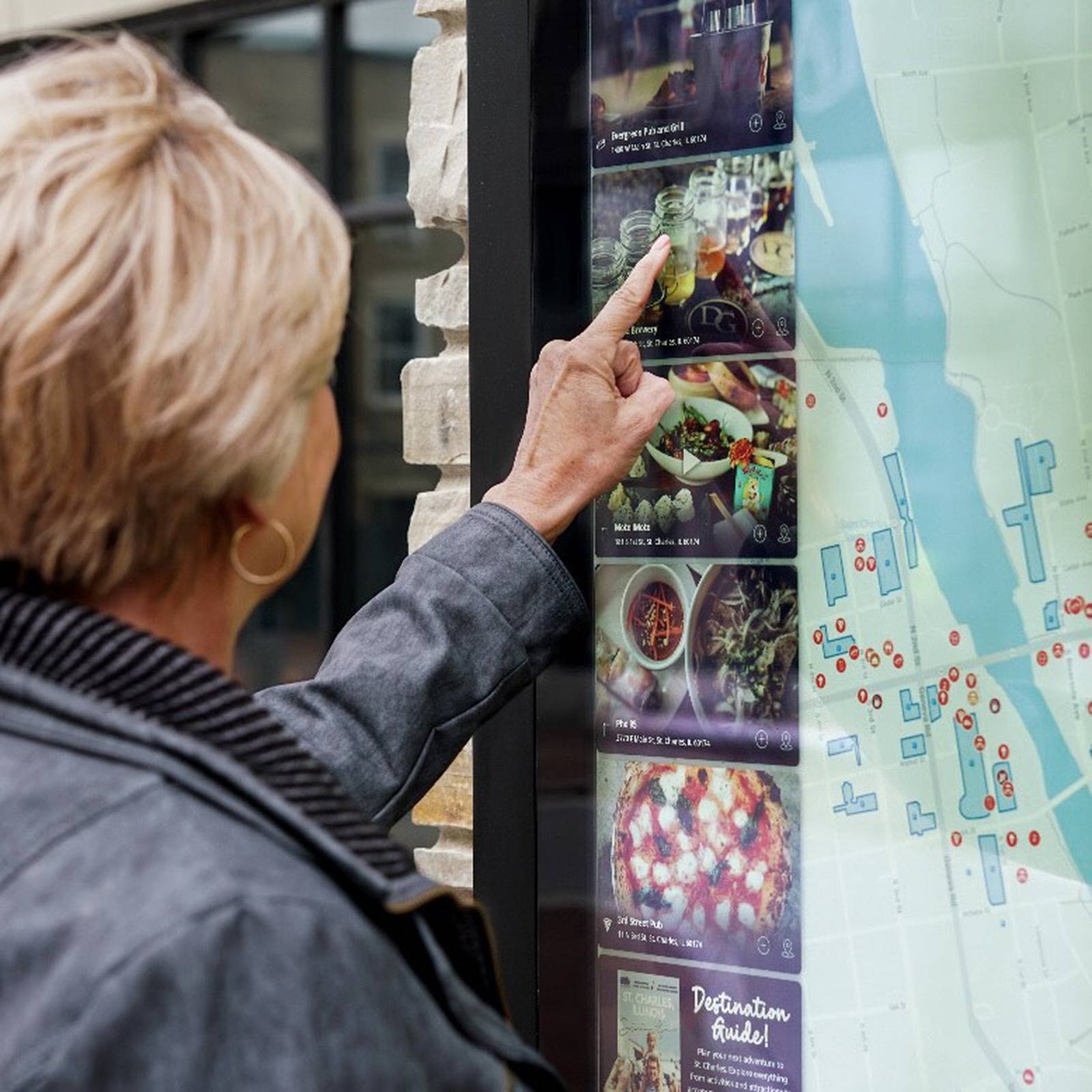 St. Charles’ First Street Plaza almost complete, kiosks installed ...