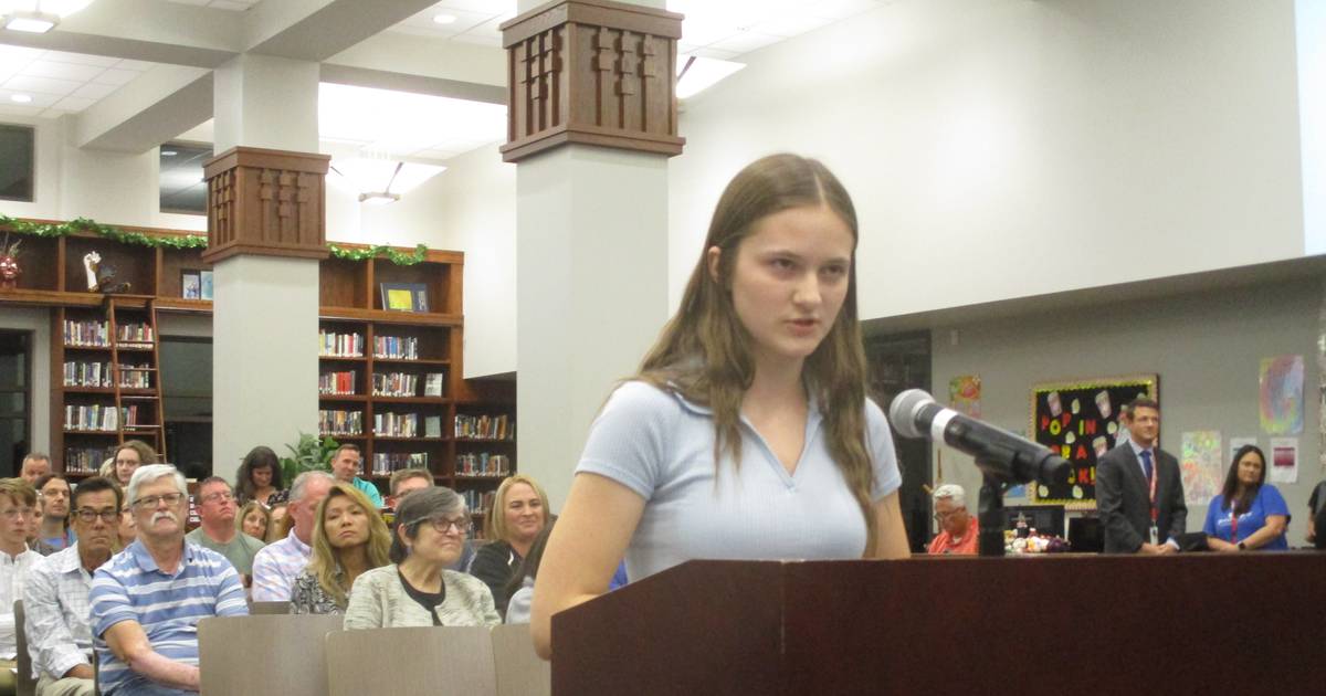 Yorkville High School Y115 students blast board members removal of book ...