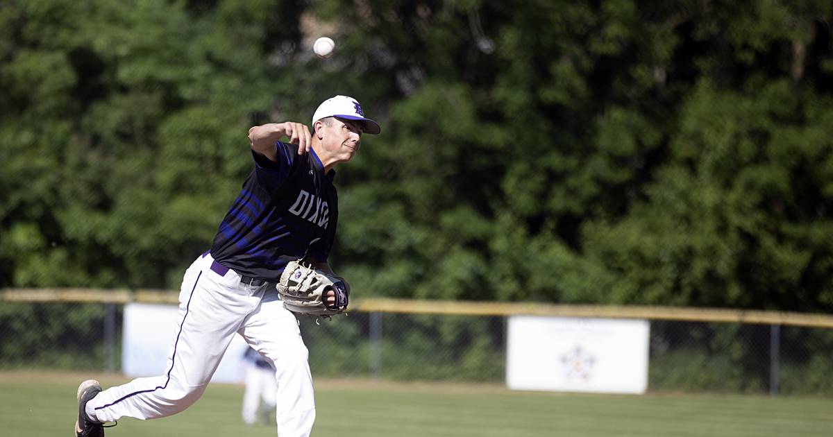 Baseball: Dixon survives chaotic 8th inning to advance to regional ...