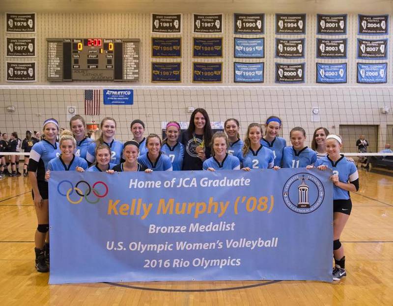 JCA volleyball celebrates return of Olympic bronze medalist Kelly ...