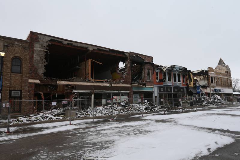 Photos: Aftermath of the Mendota downtown fire one week later – Shaw Local