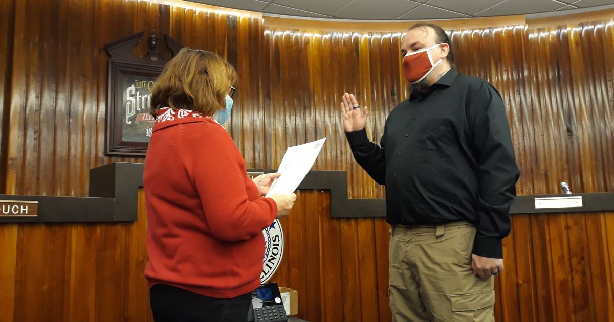 Jacob Darby sworn in as new Streator council member – Shaw Local