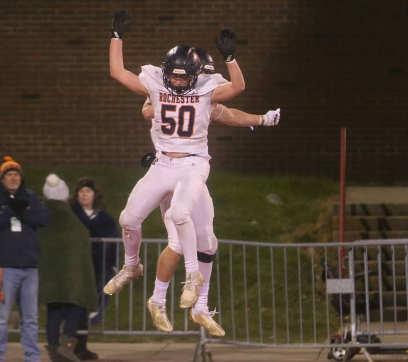 Photos: Rochester vs St. Laurence Class 4A IHSA State football ...