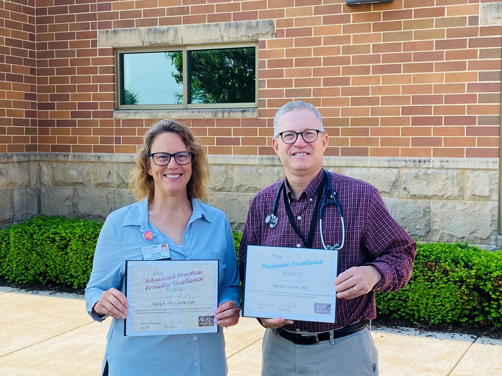 2 honored with awards at OSF St. Paul in Mendota – Shaw Local