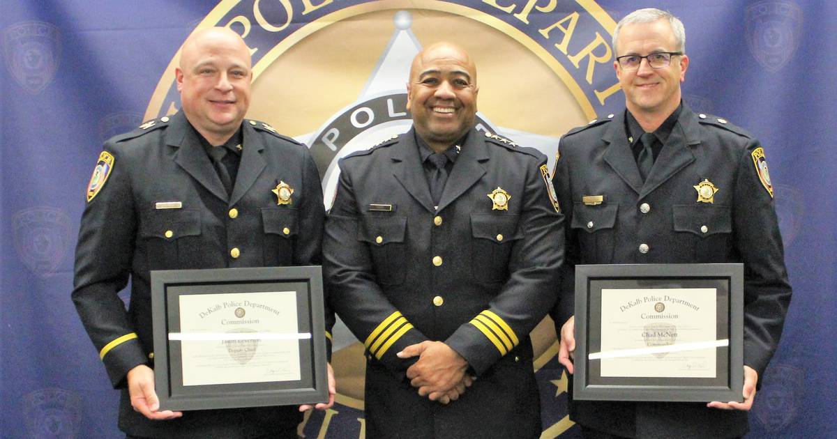 New DeKalb deputy police chief officially promoted during ceremony ...