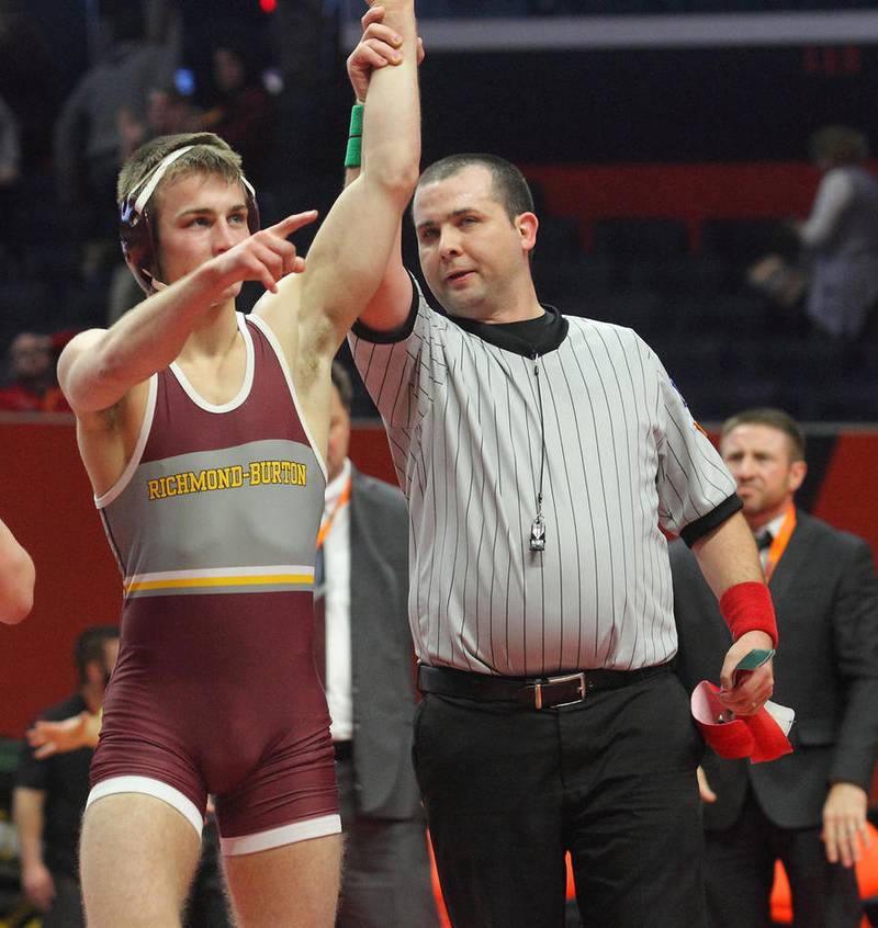 High school wrestling: Crystal Lake Central's Lenny Petersen, Richmond ...
