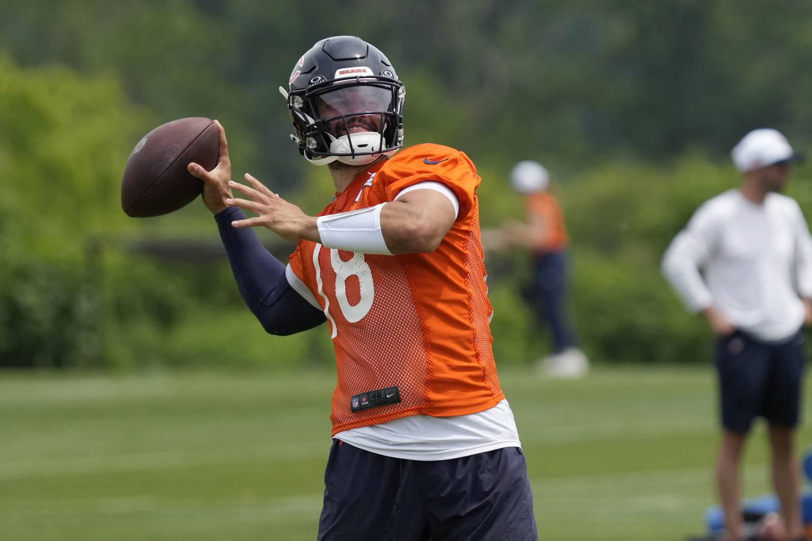 Caleb Williams considers spring practice a success as Chicago Bears ...