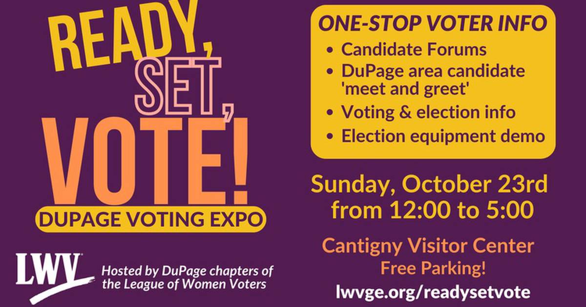 Wheaton venue to host Ready, Set, Vote! DuPage Voting Expo – Shaw Local