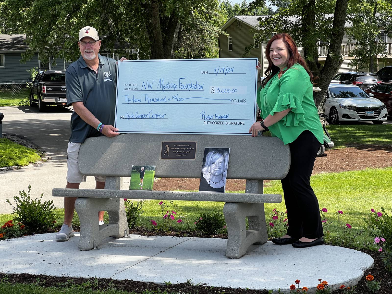 Widowed DeKalb man honors late wife with $13K cancer center donation ...