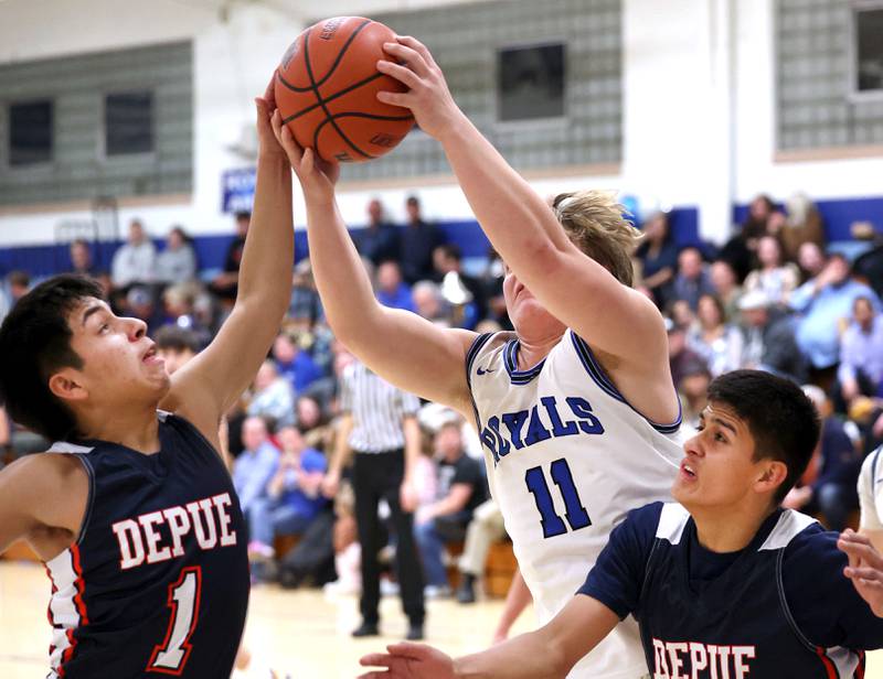 Photos: Hinckley-Big Rock boys basketball hosts DePue – Shaw Local
