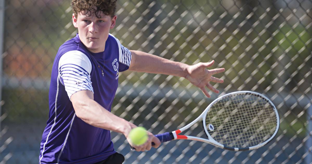 Dixon boys tennis rolls over Newman – Shaw Local