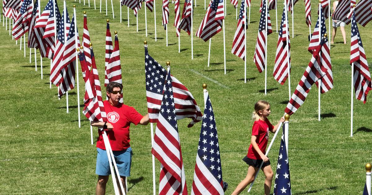 ‘A sight to behold’: 2,025 flags fly in Wheaton’s Field of Honor – Shaw ...
