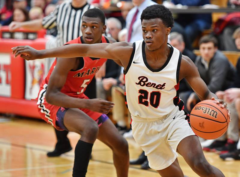 Photos: Benet vs. Marist boys varsity basketball – Shaw Local