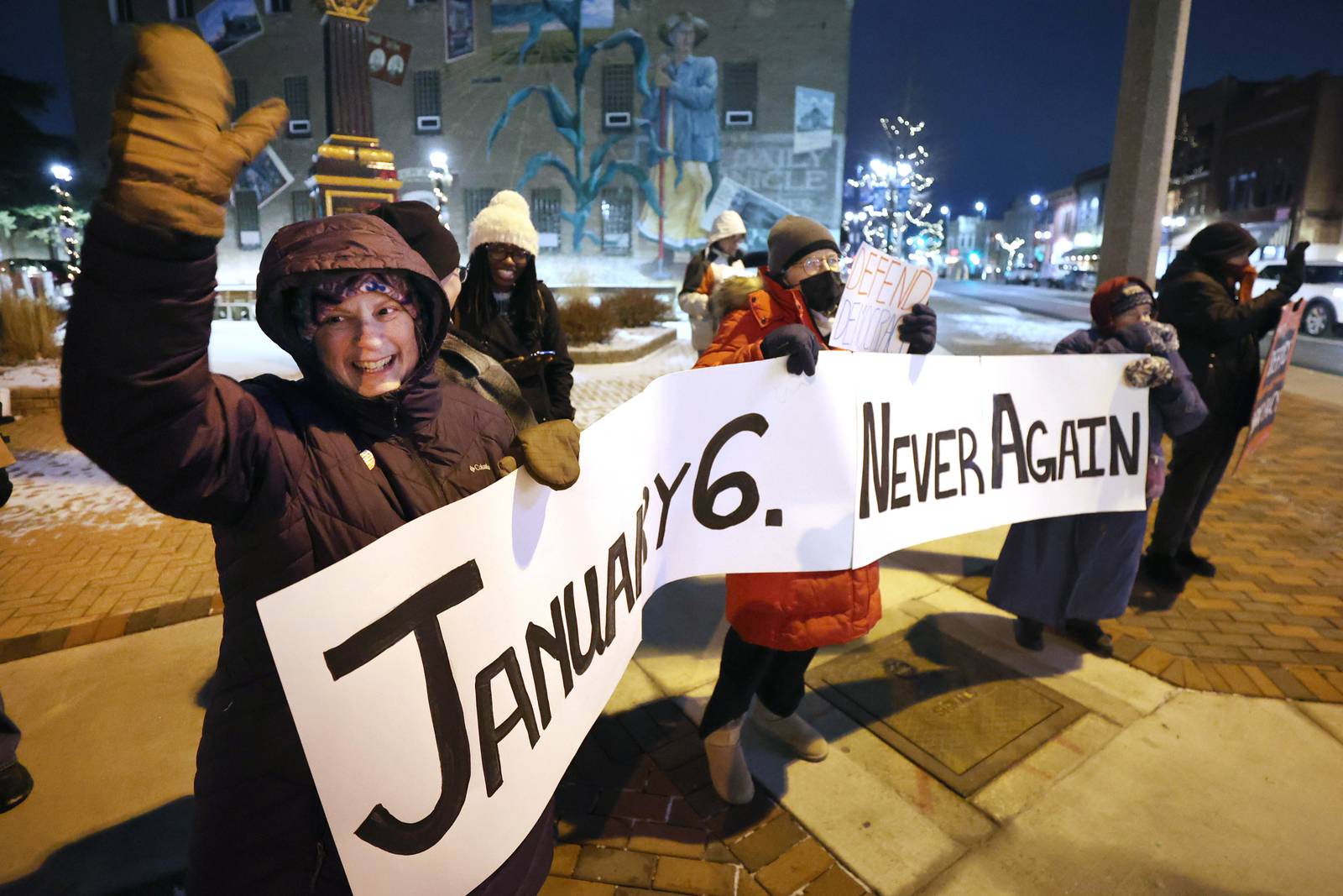 DeKalb residents rally to reflect on Jan. 6 insurrection two years ...