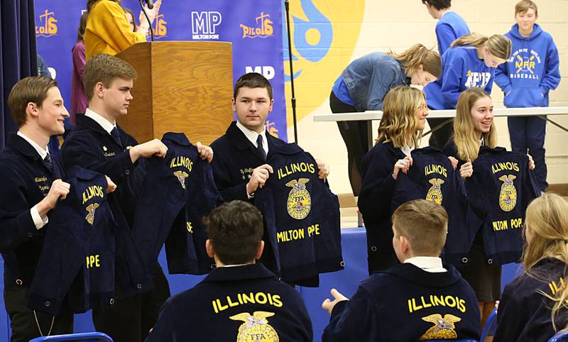 Photos: Milton Pope School celebrates its FFA charter signing – Shaw Local
