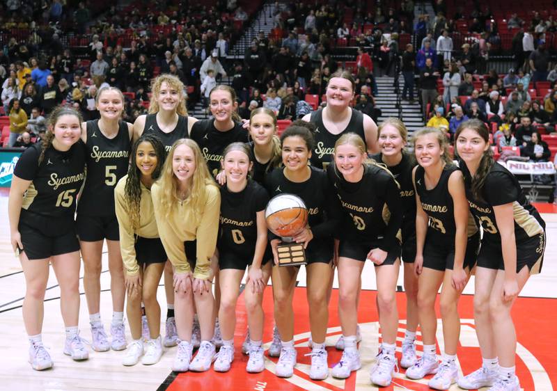 Photos: DeKalb, Sycamore girls basketball teams meet in game one of 2024 FNBO Challenge at NIU ...