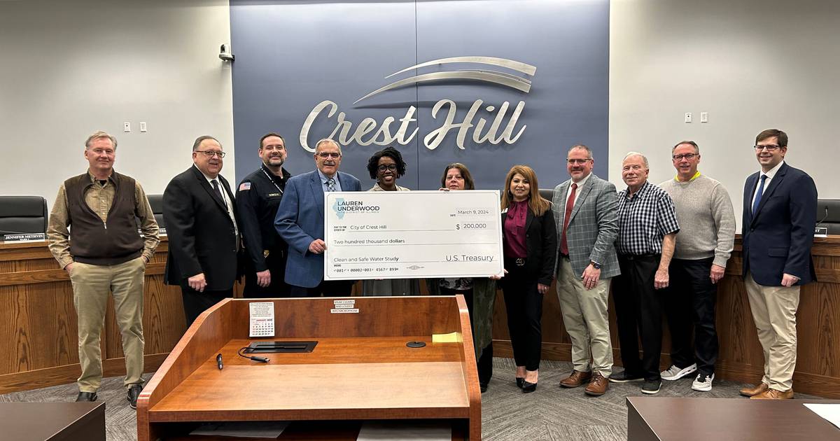 Crest Hill receives federal funds for water system testing – Shaw Local