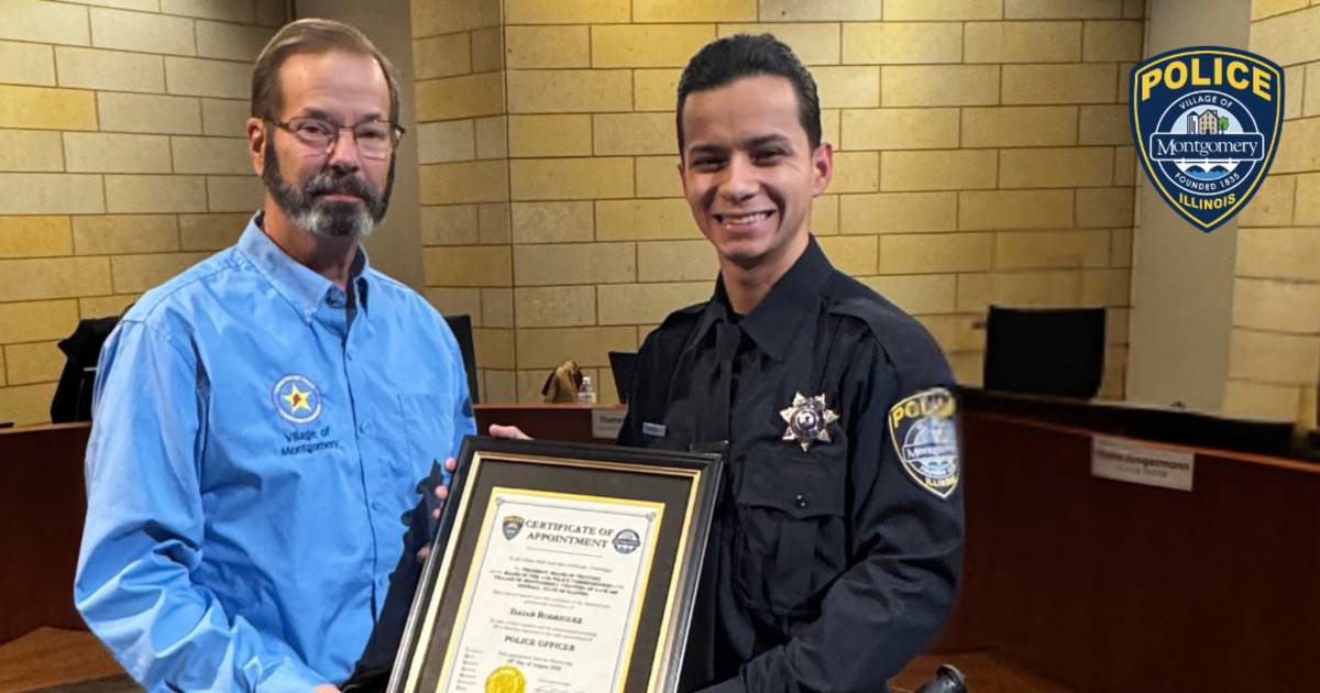 Montgomery welcomes newest police officer – Shaw Local