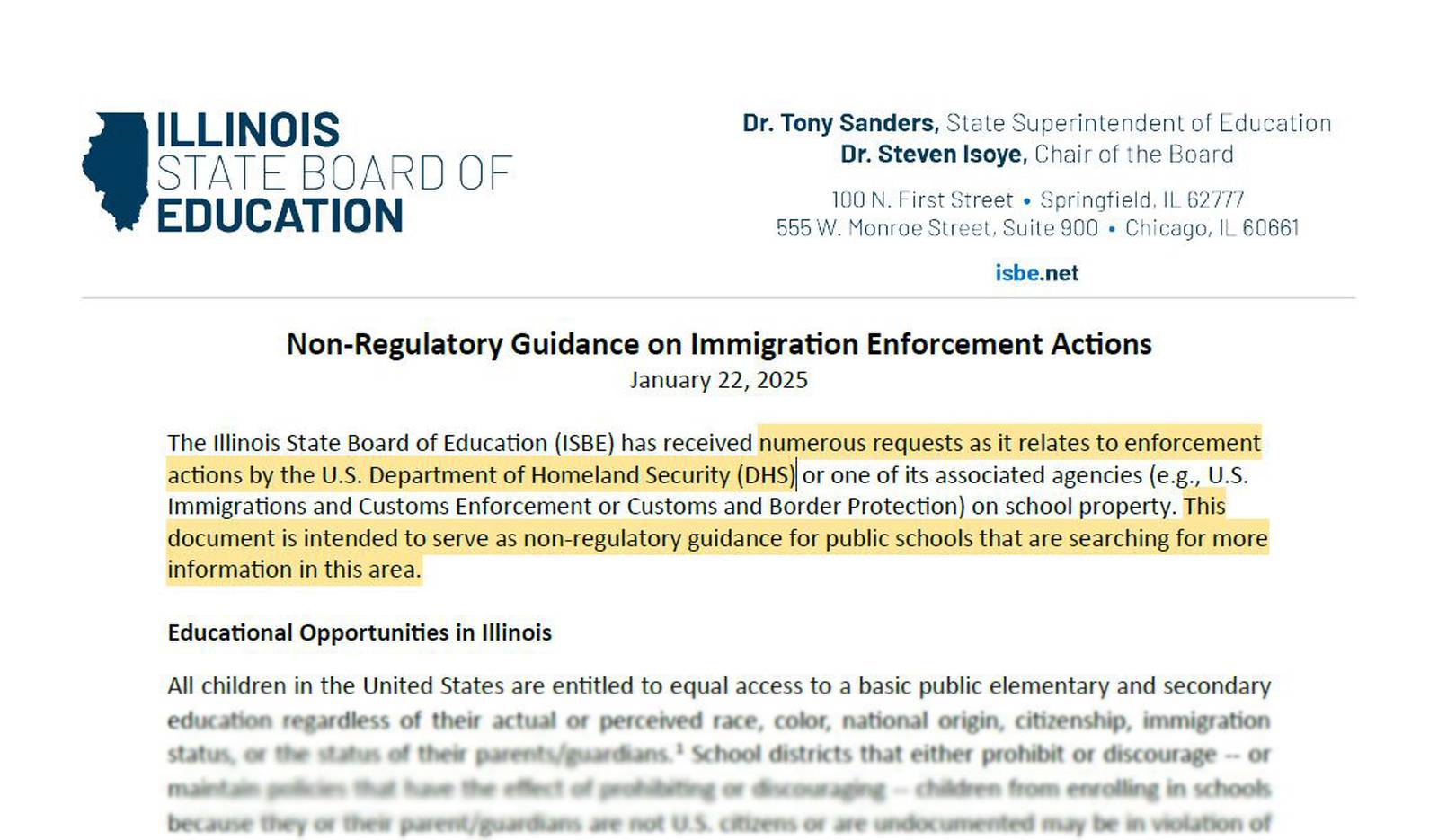 Illinois schools prepare for Trump immigration enforcement – Shaw Local