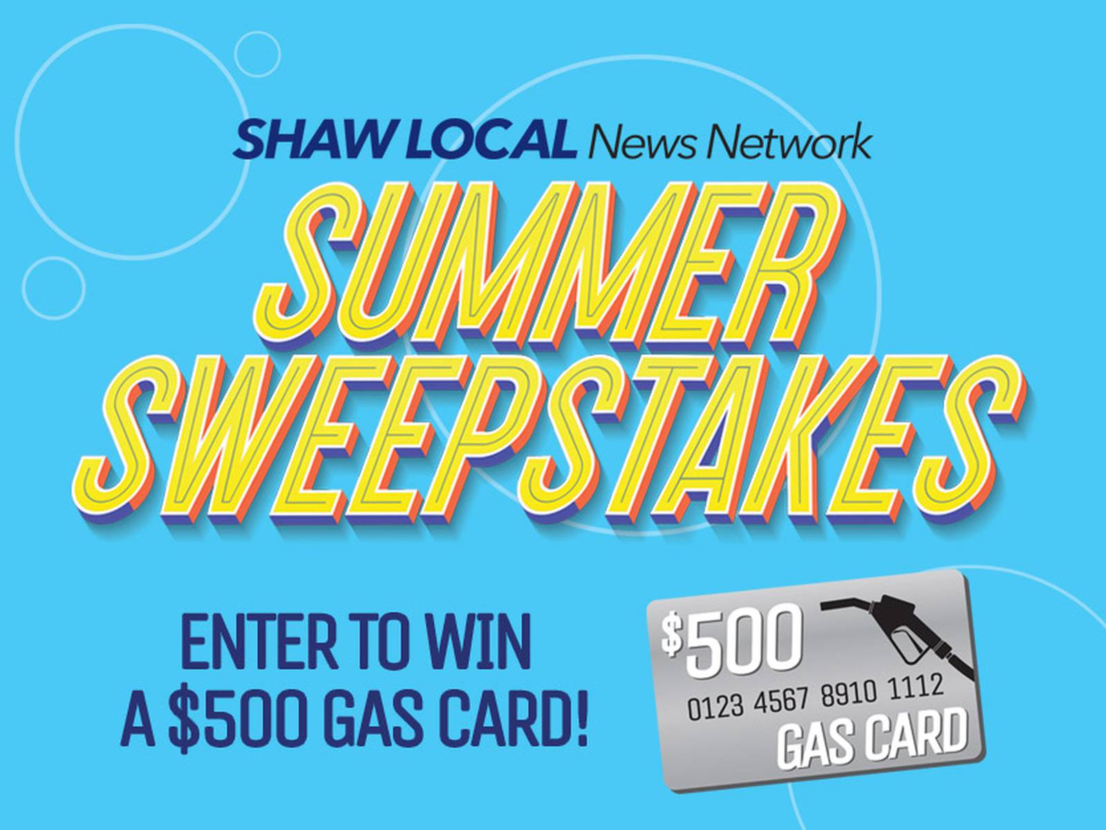 You could win a $500 Gas Card – Shaw Local