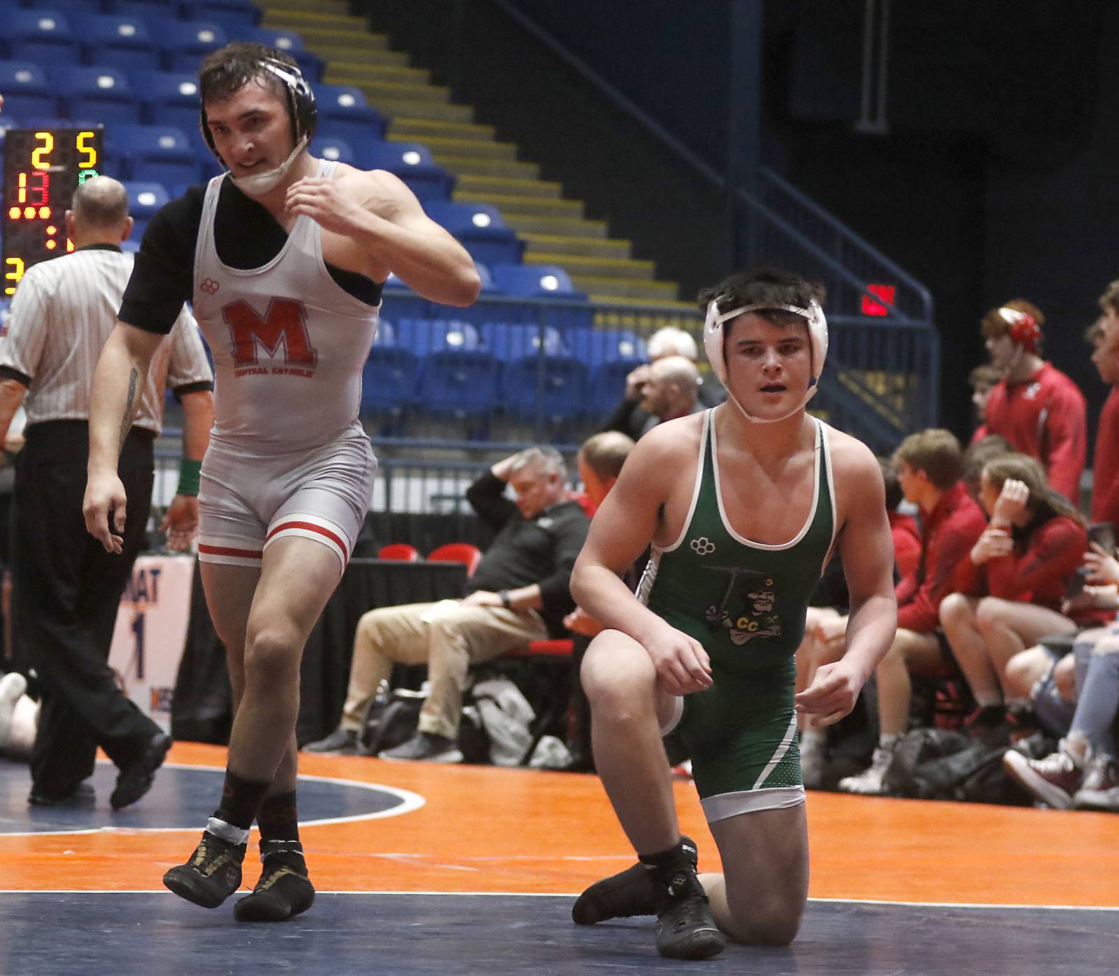 Boys wrestling: Marian Central wins first IHSA dual team state ...